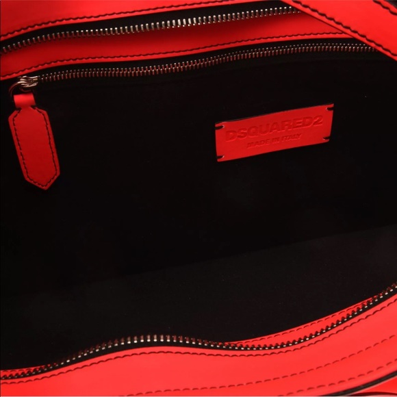 DSQUARED | Bags | Dsquared2 Large Leather Tote Fuchsia | Poshmark